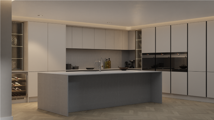 Simply Quartz Desert Silver - Quartz Worktop - Worktop Hub